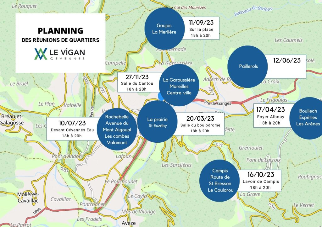 Plan-Reunions-quartiers-Vigan-2023 - Le Vigan